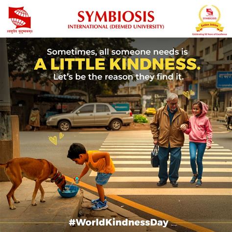 Worldkindnessday Spreadkindness Symbiosisinternational Nava Jyothi
