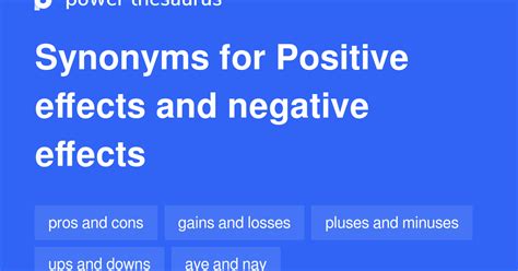 Effects Synonym