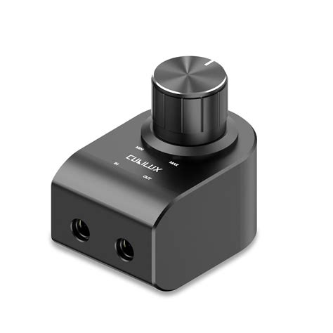 Amazon Com Cubilux 3 5mm Stereo Volume Controller Headphones Volume Attenuator With Full