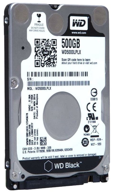 Жесткий диск Western Digital WD5000LPLX 500 Гб — купить в интернет ...