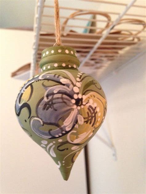 Adornos De Madera De Noruega Rosemaled Etsy Wooden Ornaments
