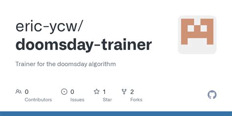 Github Eric Ycwdoomsday Trainer Trainer For The Doomsday Algorithm