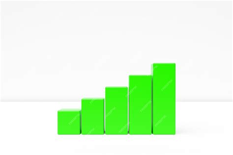 Premium Photo Vertical Indicator Chart 3d Illustration