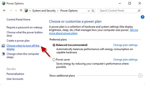 How To Choose When To Turn Off The Display On Windows 10