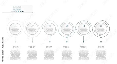Infographic Diagram Design With Step Process Flowchart For Business And