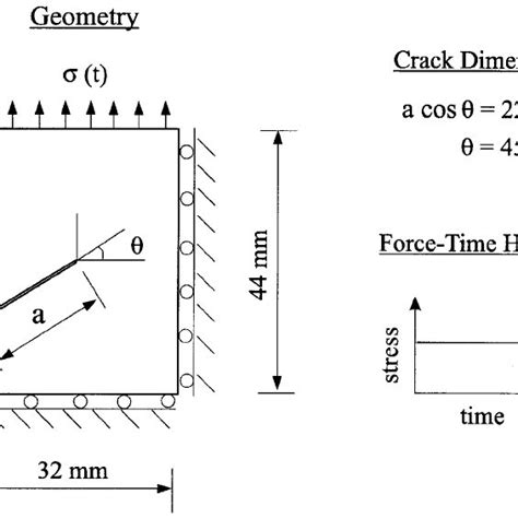 Specimen Geometry All Dimensions In Mm Download Scientific Diagram