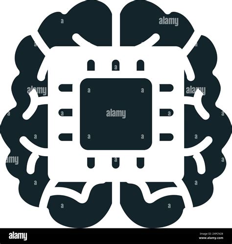 Artificial Intelligence Concept Showing Microchip Replacing Human Brain Stock Vector Image And Art