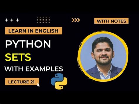 Python Sets Tutorial | Tutorial for Beginners - YouTube