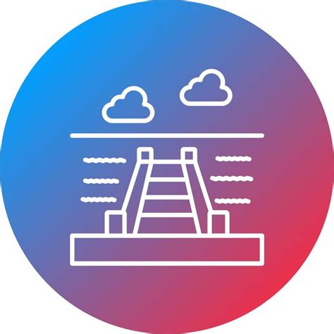 Premium Vector Dock Landscape Icon Vector Image Can Be Used For Landscapes