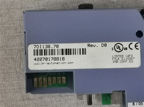 USED B R 7A0352 70 7AI774 70 7DI138 70 Output Input Digital Module Remove From Working