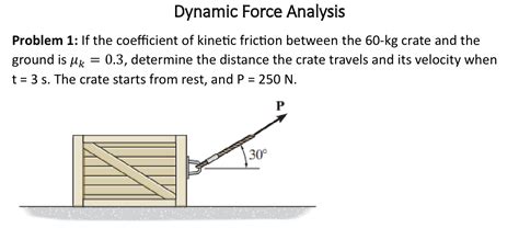 Solved Problem If The Coefficient Of Kinetic Friction Chegg