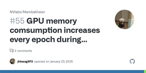 gpu memory comsumption increases every epoch during training · issue