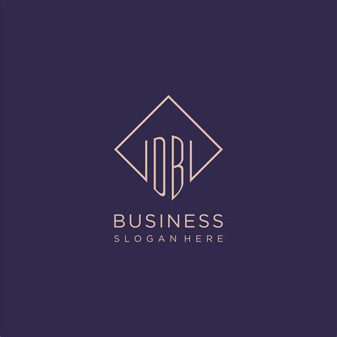 Initials Db Logo Monogram With Rectangle Style Design 27934100 Vector Art At Vecteezy