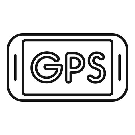 Premium Vector Smartphone Showing Gps Navigation System