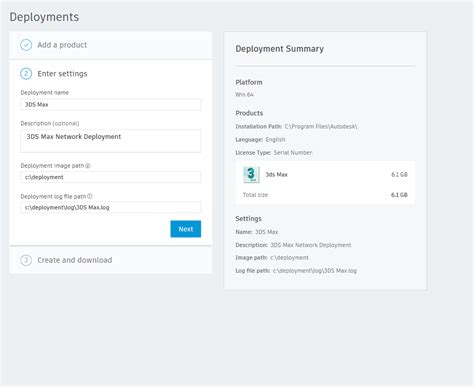 Create Deployment In Autodesk Account Man And Machine