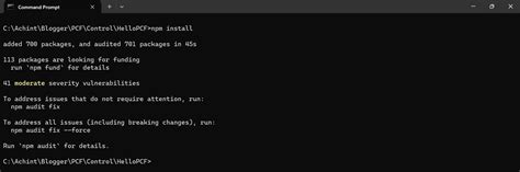 Creating Your First PCF Control Using Visual Code