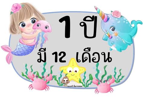 1ปีมี12เดือน ตกแต่งห้องเรียน กนกศรี สื่อการสอน