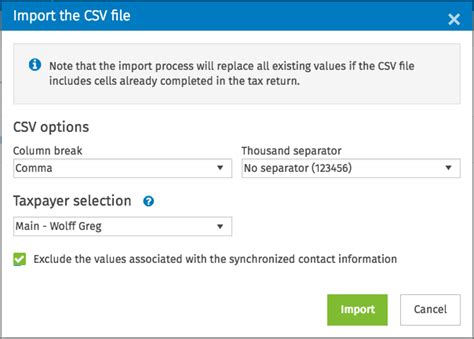 Import Data From A CSV File