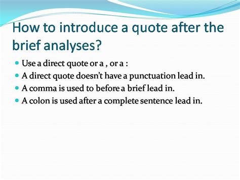 Integrating Quotes Mla Format Quotesgram
