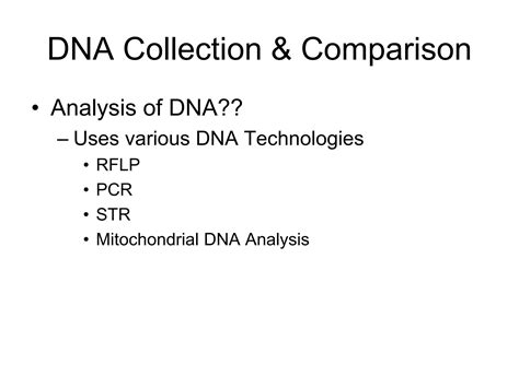 Dna In Forensics Pptx