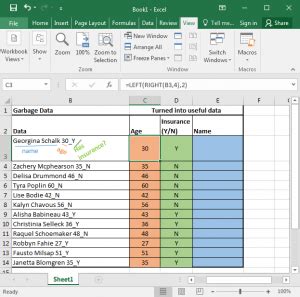 How To Use The LEFT Function In Excel
