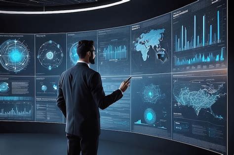 Premium Photo Big Data Technology And Data Science Data Scientist