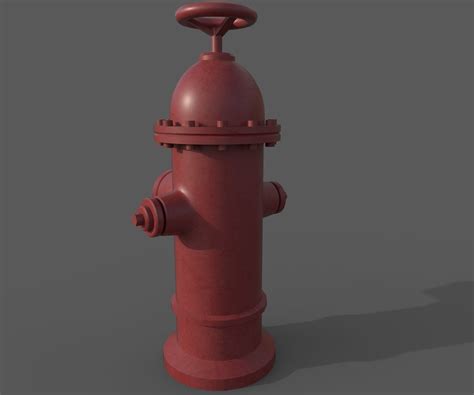 Fireplug 3d Model Turbosquid 1999518
