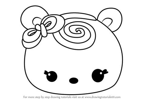 How To Draw Nana Swirl From Num Noms Num Noms Step By Step