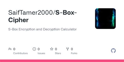 github saiftamer2000 s box cipher s box encryption and decryption