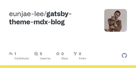 github eunjae lee gatsby theme mdx blog