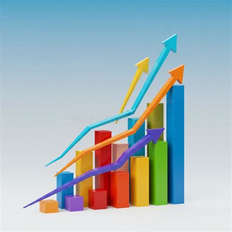 Colorful Bar Chart With Eight Vertical Bars In Varying Heights Each A