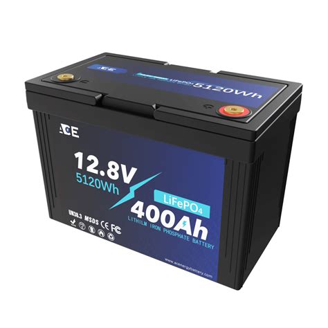 12v 400ah 6kwh Lifepo4 Lithium Iron Phosphate Battery Bms Acenergy