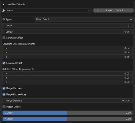 Interface How To Set Default Properties Blender Stack Exchange
