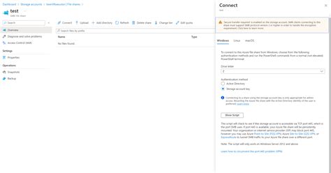 how to map a azure blob storage account as a network drive microsoft qanda