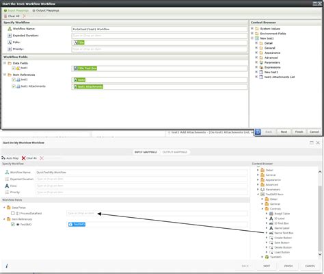 Workflow Settings Start Form And User Task Data Bindings Missing In K2