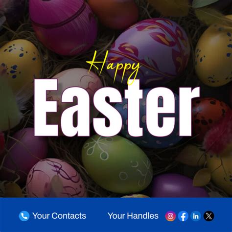 Happy Easter Template Postermywall