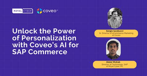 Unlock The Power Of Personalization With Coveos Ai For Sap Commerce