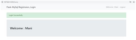 Flask Mysql Login And Registration With Session