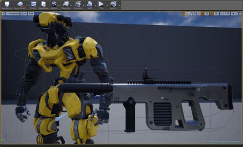 Character Robot Interceptor Unreal Unity 3d Model 199 Fbx Blend