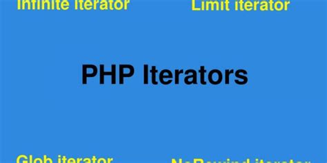PHP Iterators Part 4 SPL Infinite Limit Glob And NoRewind Iterators