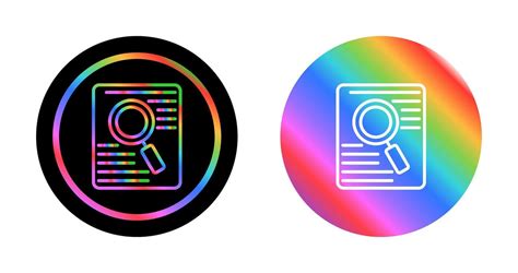 Document Search Vector Icon 40003375 Vector Art At Vecteezy