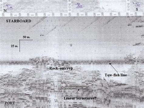 Sidescan Sonar Image Showing The Linear Structural Features In Download Scientific Diagram