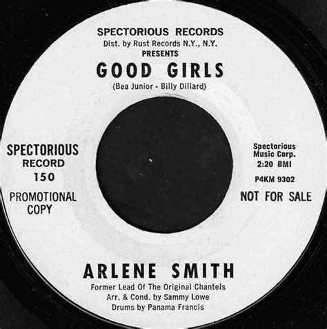 Arlene Smith Good Girls Spectorious Us Promo 45 Nm Silver Fox