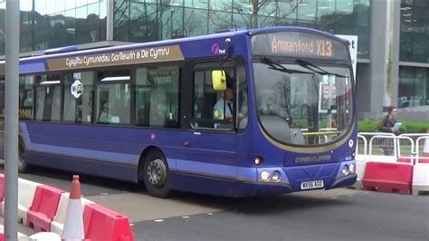 First Bus Route X13 Passing Swansea In Wales 10th April 2018 Youtube
