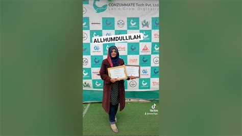 Alhamdulillah S Another Achievement Aniqa Khan Success Youtube
