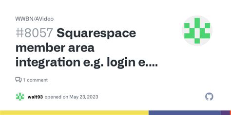 Squarespace Member Area Integration Eg Login Eg Oauth2 · Issue