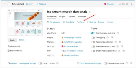 Cara Menggunakan Wp Toolkit Untuk Memperbarui Dan Mengamankan Wordpress Citrahost