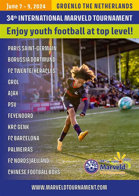 The 12 Participants Of The 34th International Marveld Tournament Have