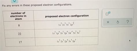 Solved Fix Any Errors In These Proposed Electron