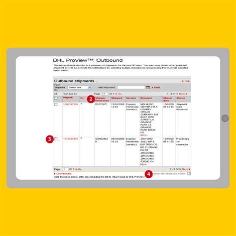 Mydhl Guide How To Book And Track Shipment Dhl Express Singapore